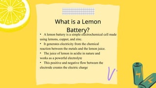 Lemon Battery – How Lemons Can Generate Electricity for a Mini Science ...