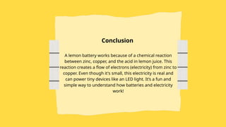 Lemon Battery – How Lemons Can Generate Electricity for a Mini Science ...