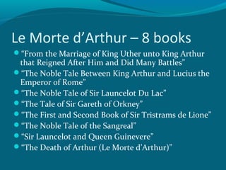 Le Morte d'Arthur | PPT