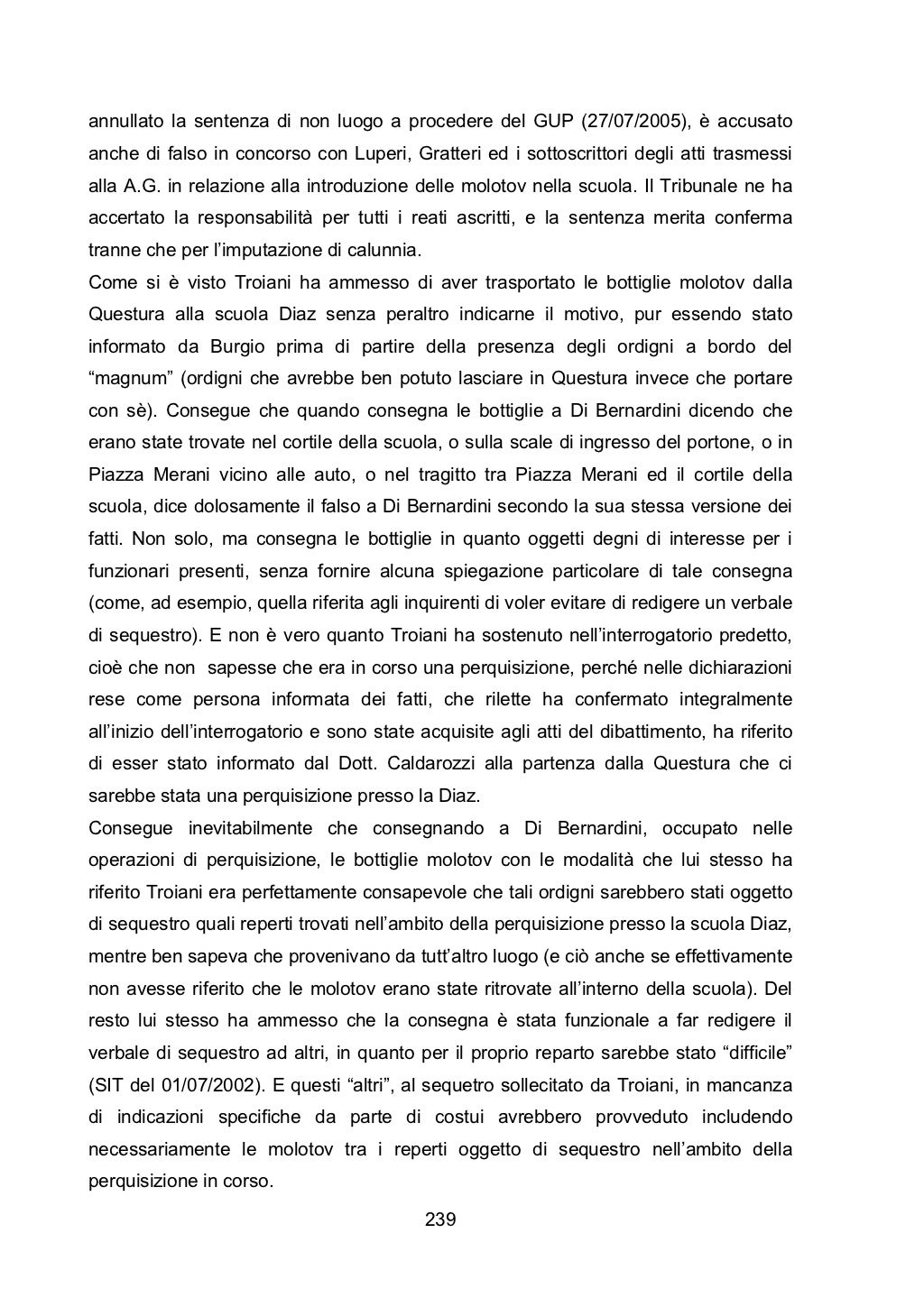Le Motivazioni Della Sentenza Della Corte Di Appello Di Genova Sui Fa…