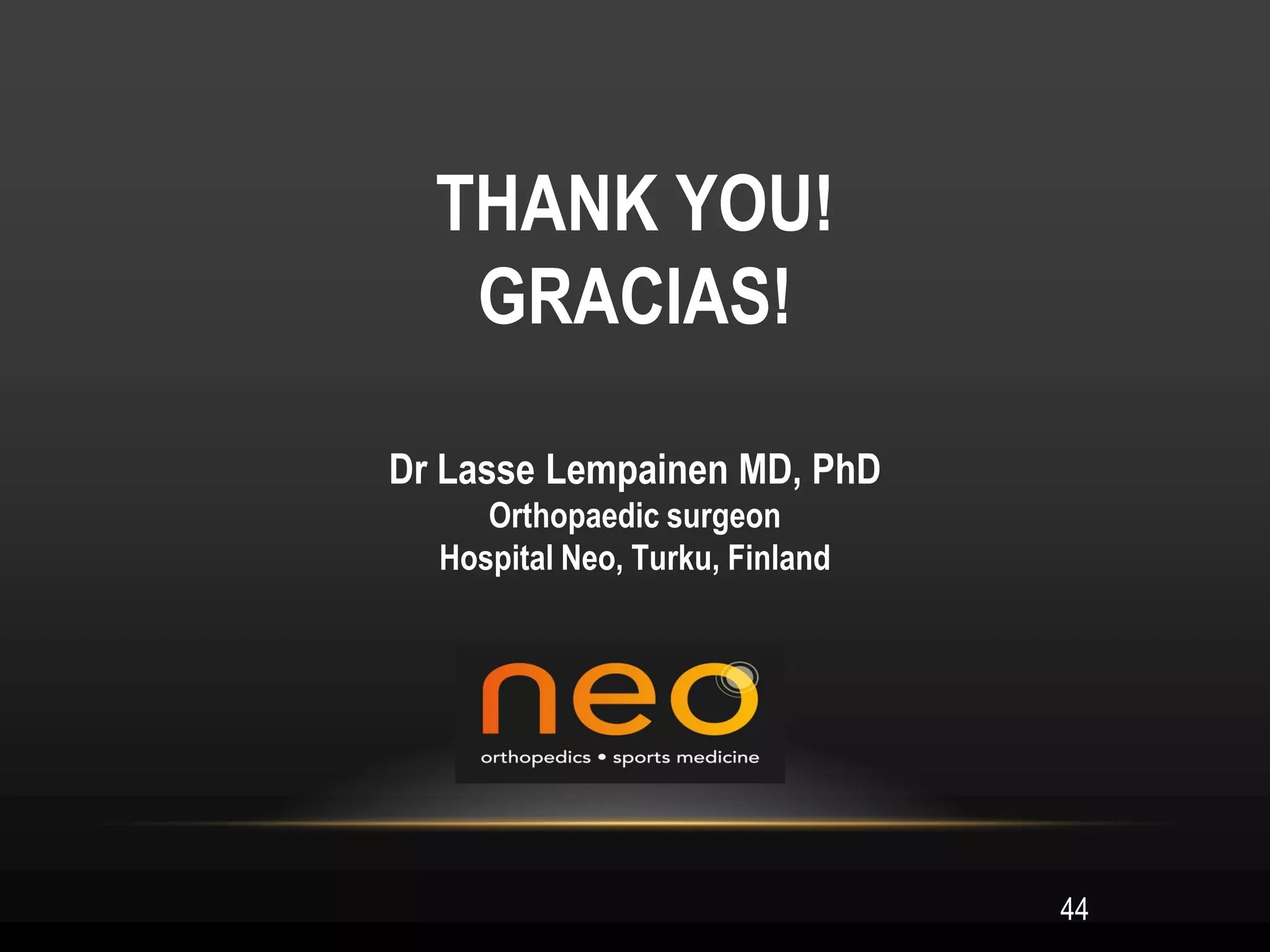 Lasse Lempainen - Hamstring injuries: When is surgery indicated? | PPT