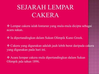 Lempar cakera | PPTX