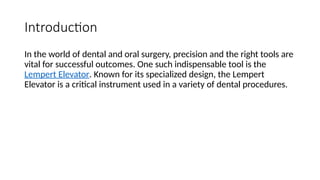 Lempert Elevator – Heavy Pattern by greymed | PPT