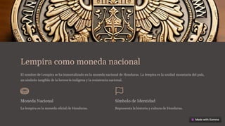 Lempira Héroe Nacional de Honduras.Pdf. PPT | PDF