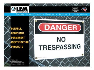LEM Products, Inc Water Utility Identification | PPT