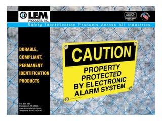 LEM Products, Inc Water Utility Identification | PPT
