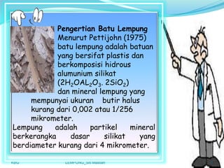 Lempung | PPTX
