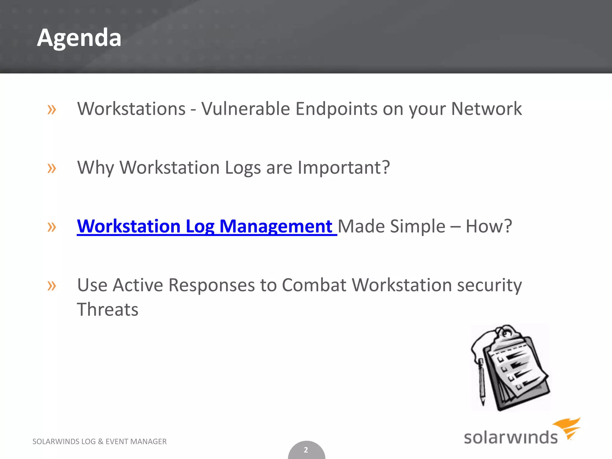 Why Workstation Log Management is Crucial for Network Security? | PPT