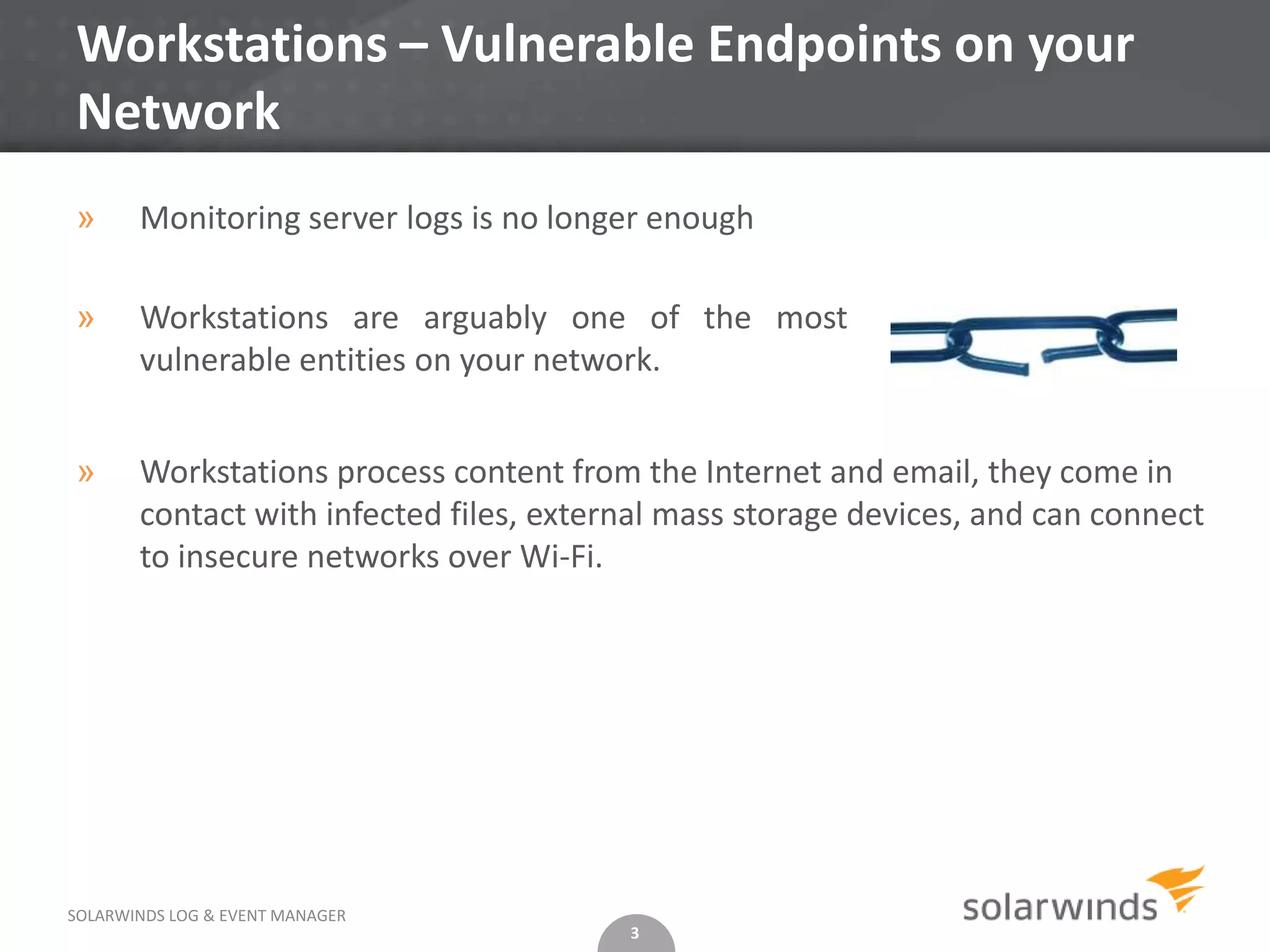 Why Workstation Log Management is Crucial for Network Security? | PPT