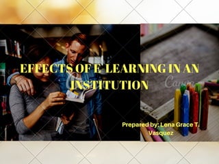 effects of e- learning | PPT