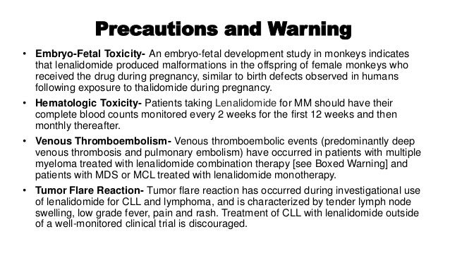 Lenalidomide an immunomodulatory medication converted | PDF