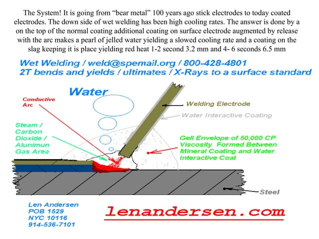 Len andersen 914 536-7101 underwater welding engineer | PPT