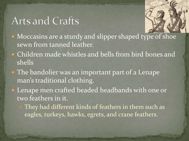 Lenape arts & crafts matt | PPTX