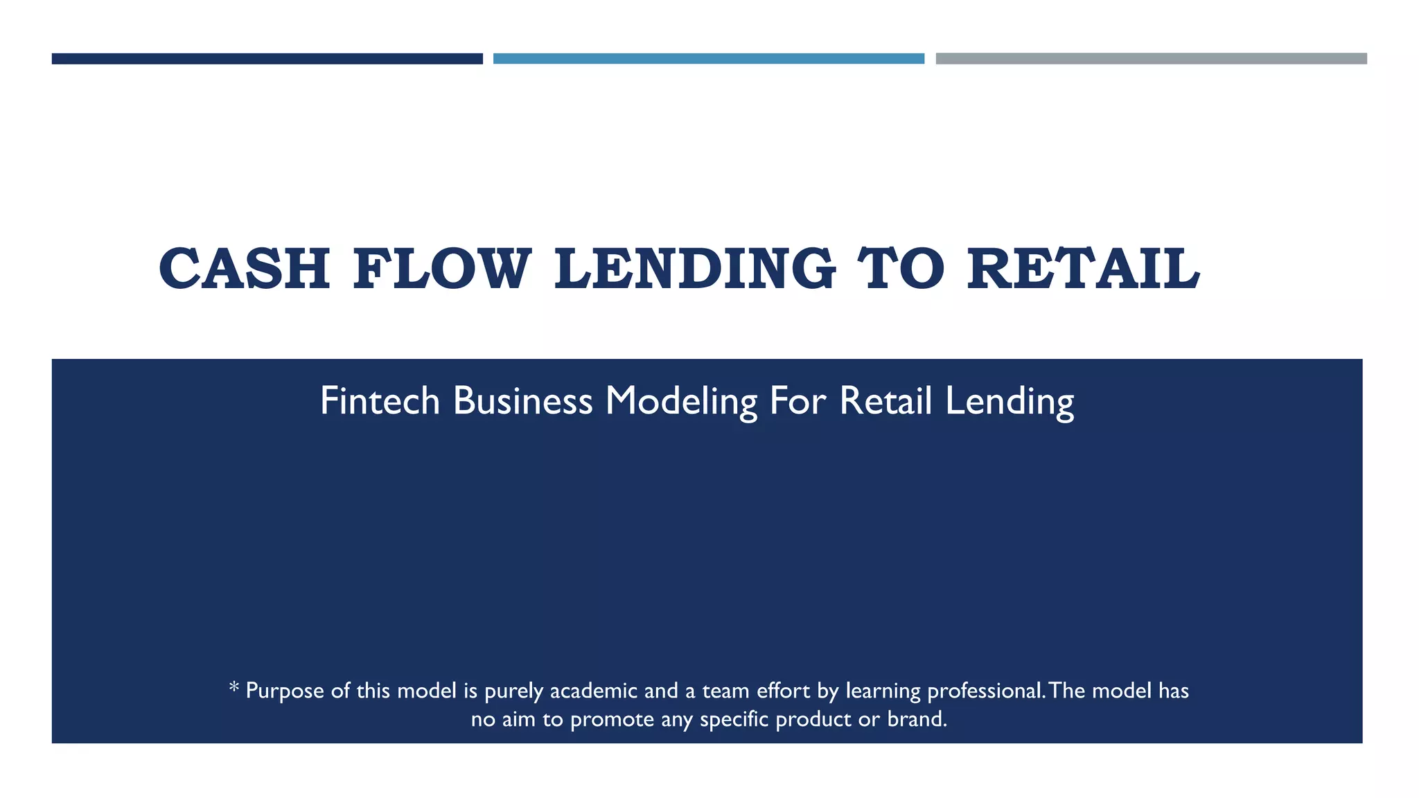 Lending business model - kirana | PPT