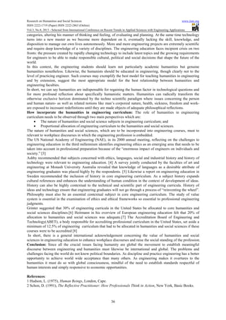 Lending human touch the role of humanities in engineering education | PDF