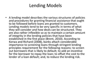 Lending Principles In Commercial Banking.ppt