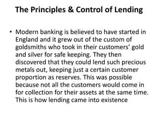 Lending Principles In Commercial Banking.ppt