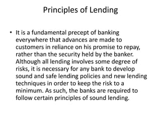 Lending Principles In Commercial Banking.ppt