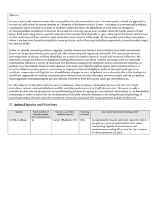 2015 IACUC Protocol for GLP Animal Study | PDF