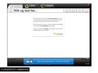 Introduktion til personas af Lene Nielsen, ITU | PPT