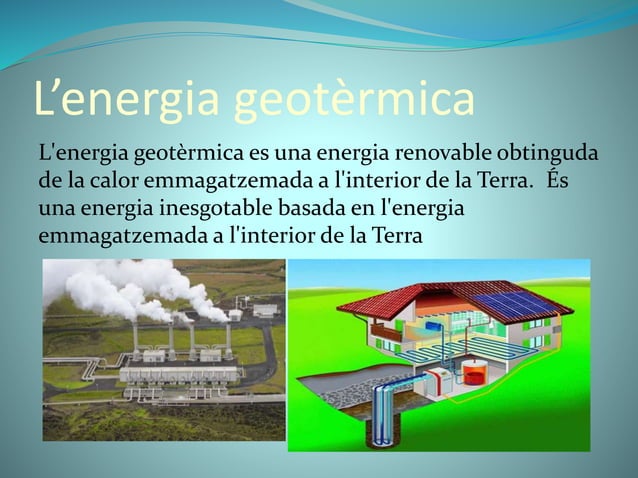 L’energia geotèrmica power point | PPTX