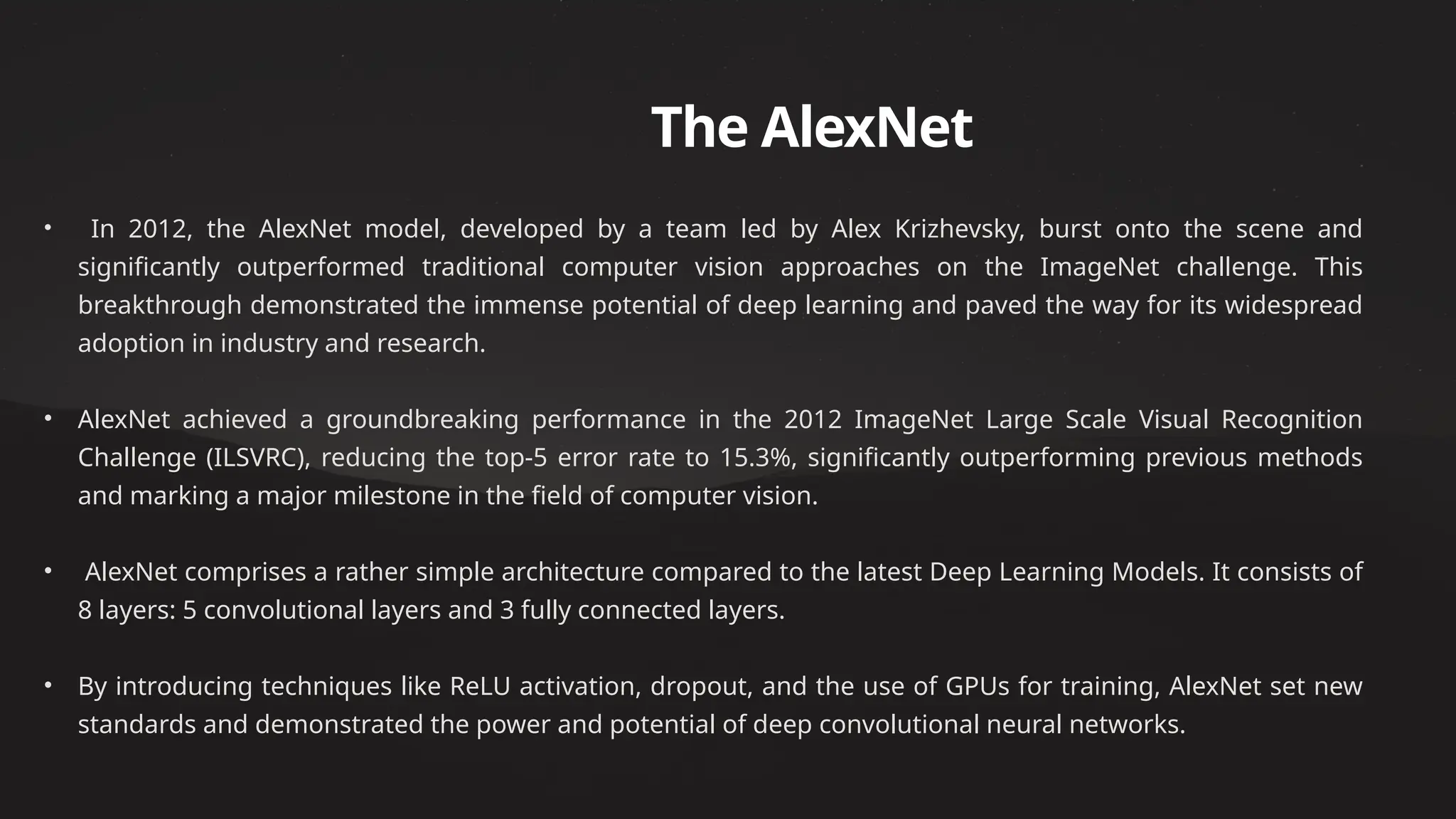 Lenet and Alexnet machine learning .pptx | Artificial Intelligence | Technology & Computing