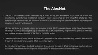 Lenet and Alexnet machine learning .pptx | Artificial Intelligence | Technology & Computing