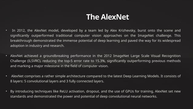 Lenet and Alexnet machine learning .pptx | Artificial Intelligence | Technology & Computing