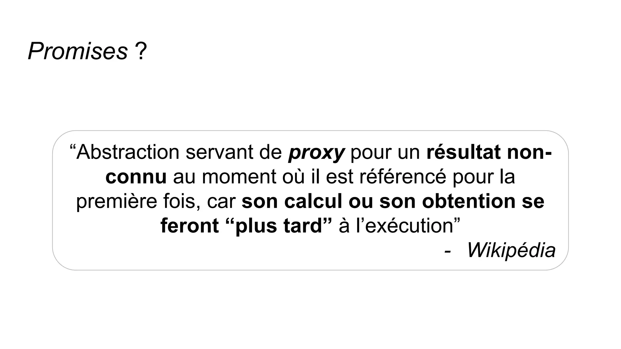 L’enfer des callbacks | PDF