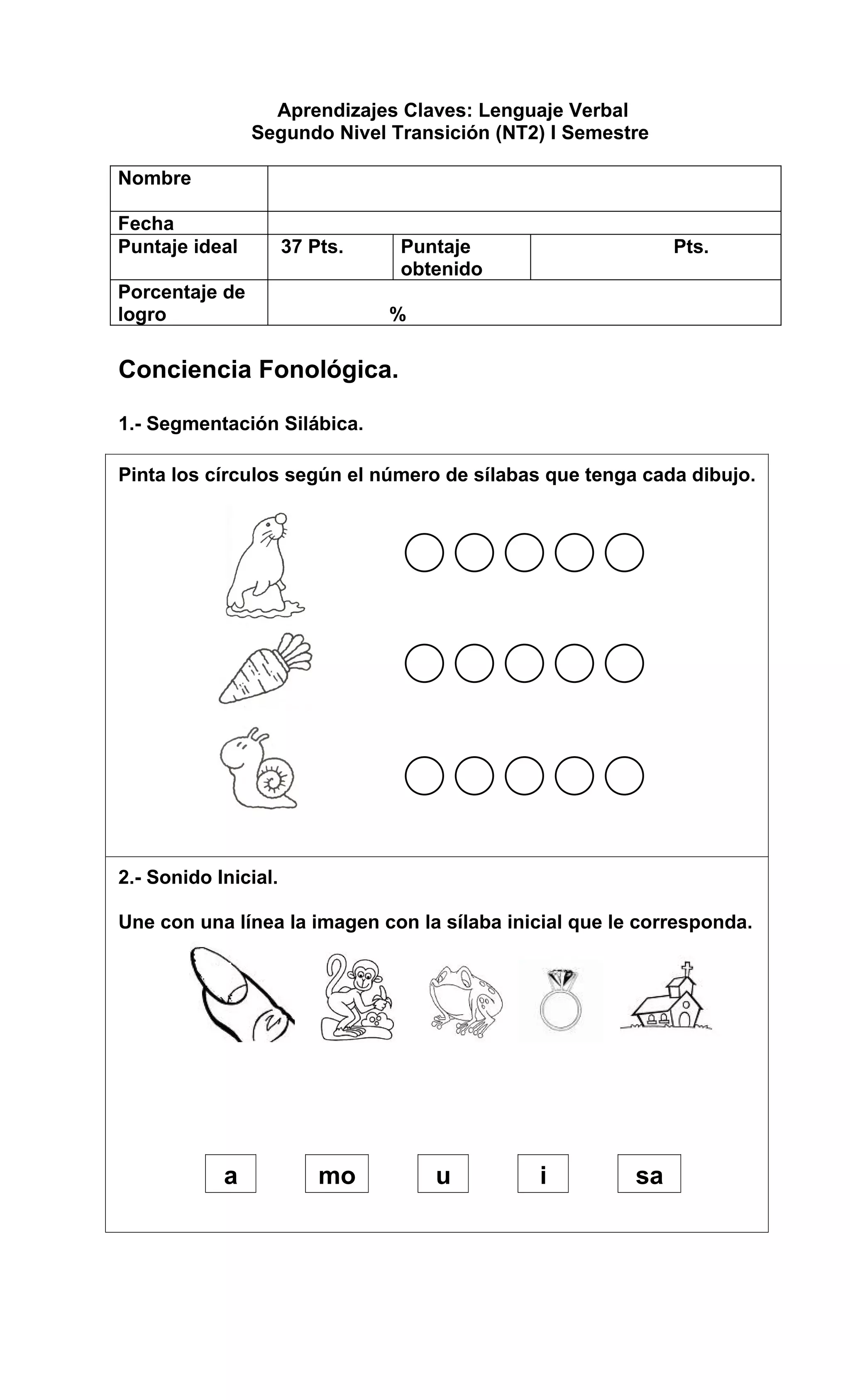 Leng. app claves kinder | DOC