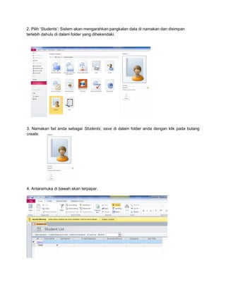 Lengkap Microsoft Access Langkah Demi Langkah | PDF