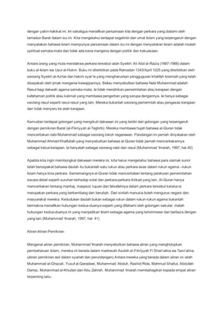 [Lengkap] biografi muhammad imarah | PDF