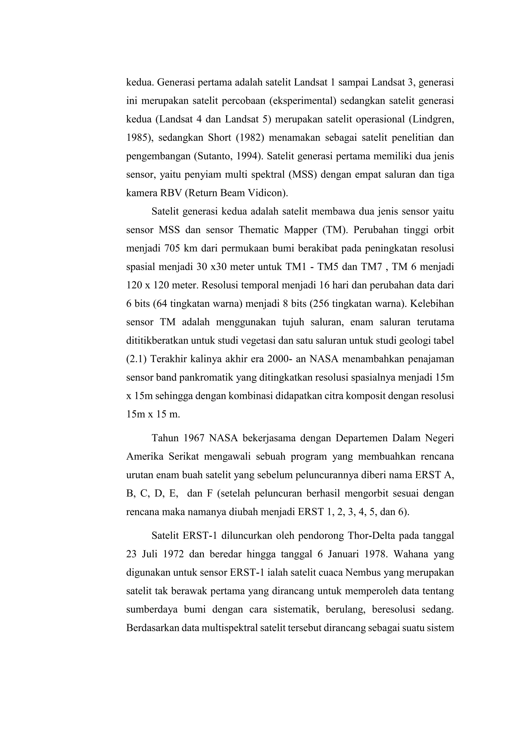 PENGINDERAAN JAUH KAJIAN GEOMORFOLOGI | PDF