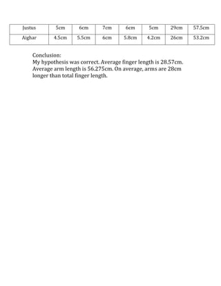 Length investigation | PDF