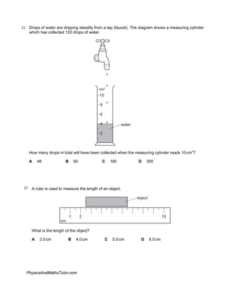 Length & Time (Multiple Choice) QP.pdf
