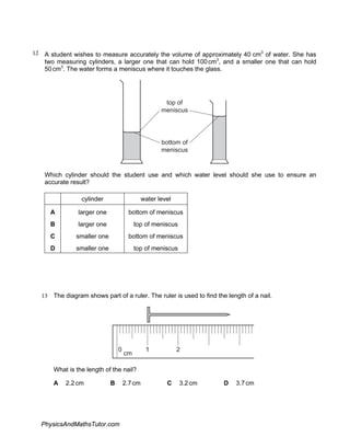 Length & Time (Multiple Choice) QP.pdf