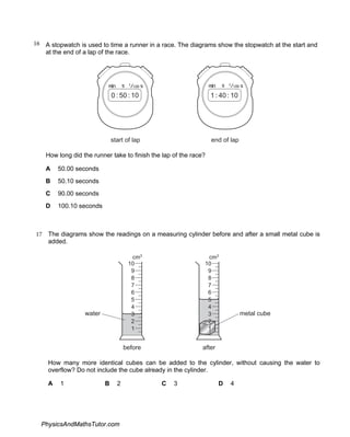 Length & Time (Multiple Choice) QP.pdf