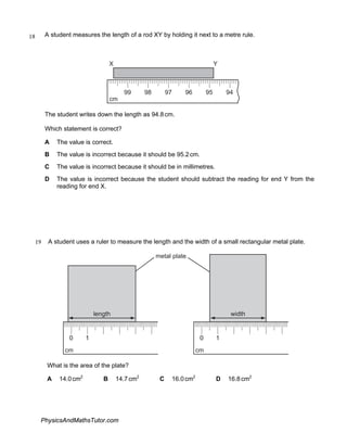 Length & Time (Multiple Choice) QP.pdf