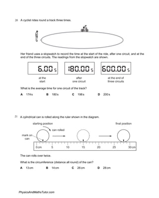 Length & Time (Multiple Choice) QP.pdf