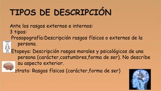 Lengua y literatura descripcion literaria | PPTX