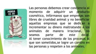 Industria Cosmética. Por Pamela Miguez | PPTX