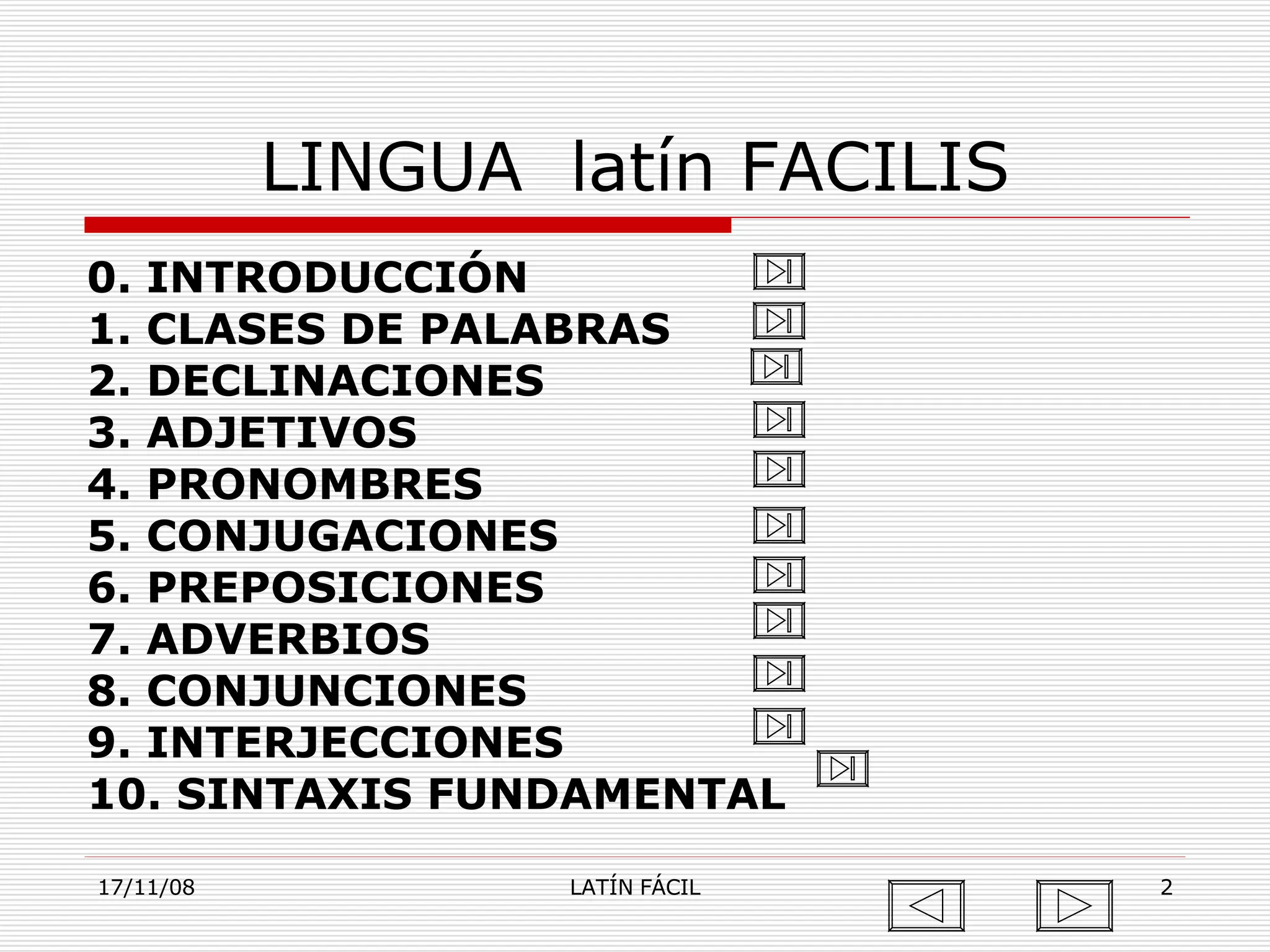 Lengua Latina Facil C T | PPT