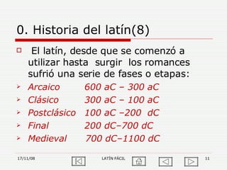 Lengua Latina Facil C T | PPT