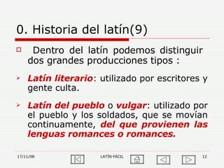 Lengua Latina Facil C T | PPT