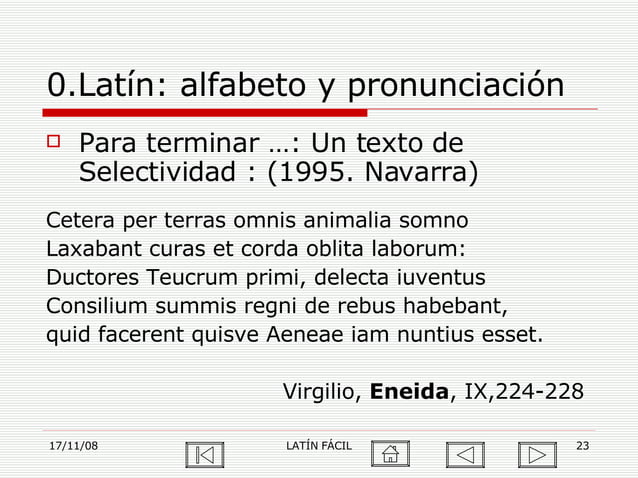 Lengua Latina Facil C T | PPT