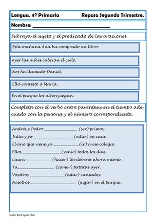 Lengua primaria-4 2 | PDF