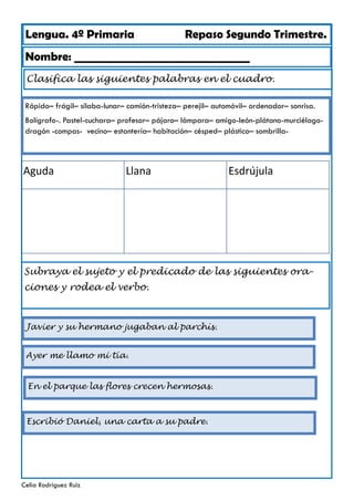 Lengua primaria-4 2 | PDF