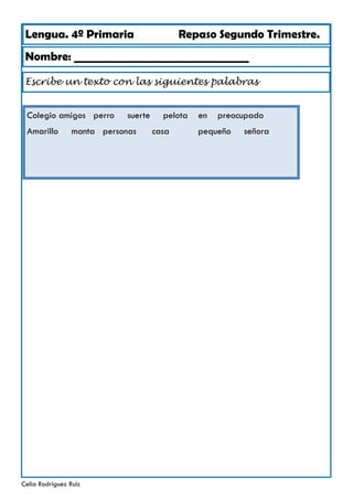 Lengua primaria-4 2 | PDF