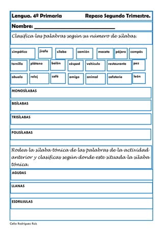 Lengua primaria-4 2 | PDF