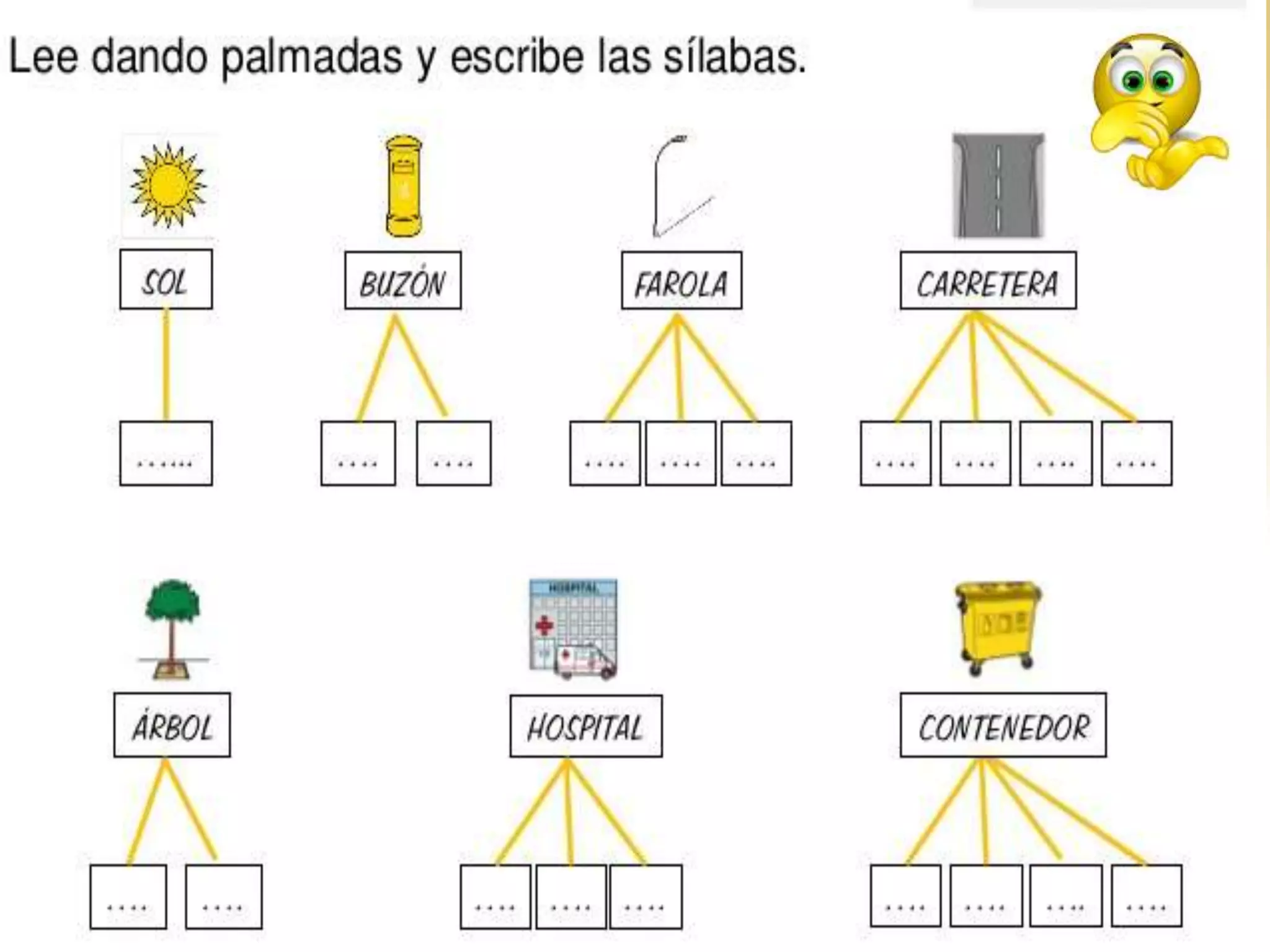 Lengua B1 clase de palabras por el número de sílabas | PPTX
